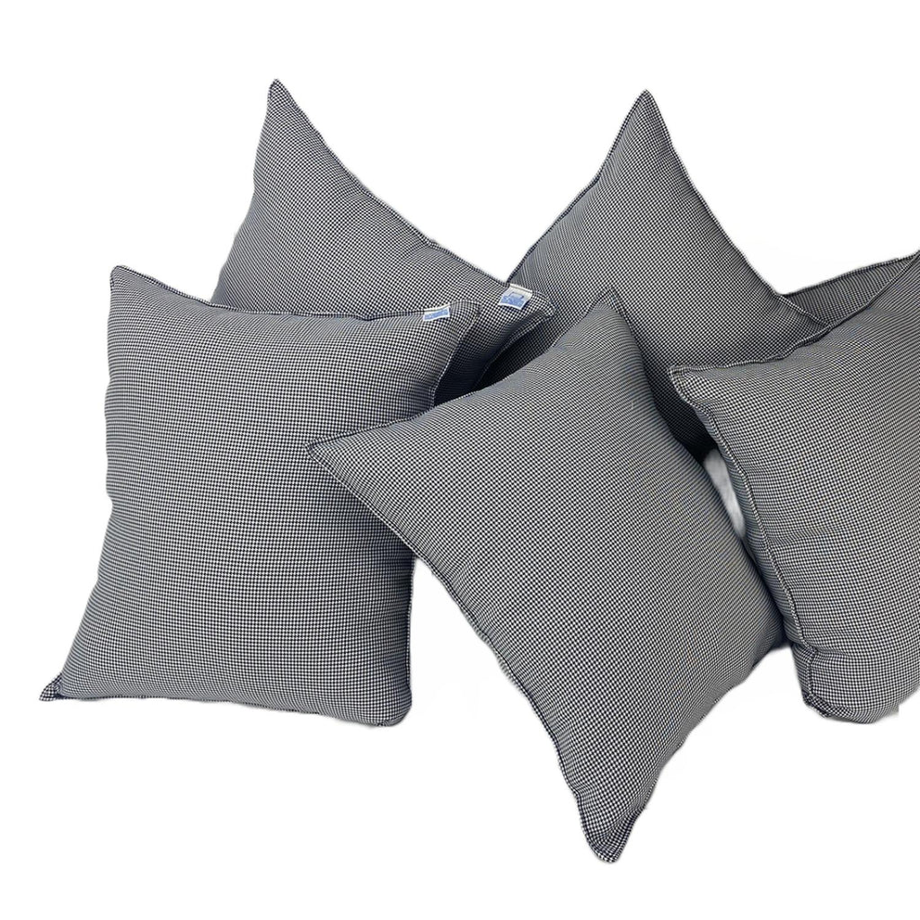 Cojines Set 6 pzas Almoda Cuadritos Negros Luxury – ALMODA